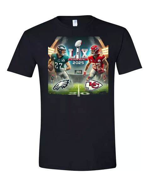 Philadelphia Eagle Vs Kansas City Super Bowl 2025 Short Sleeve T