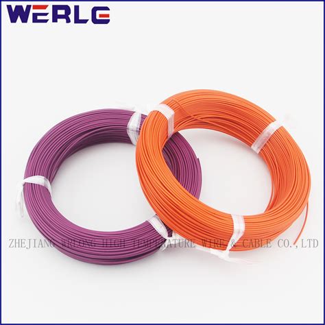 Ul1332 Orange 28 Awg Fep High Temperature Wire With Product Certification China 28awg Wire And