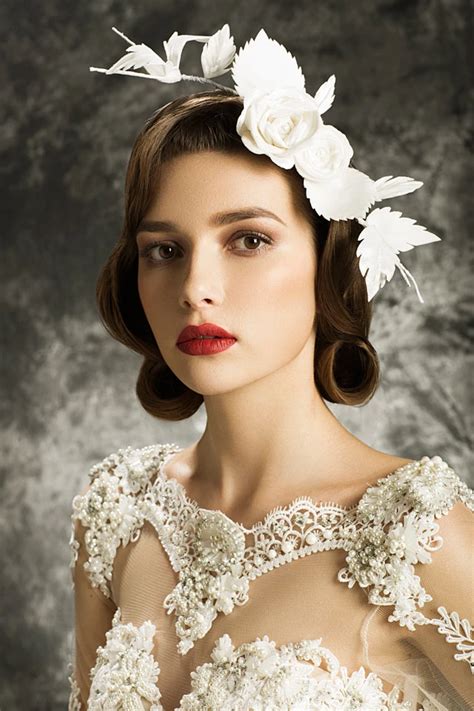 美妆 欧式头饰 扮靓迷人新娘人像摄影网 花瓣网