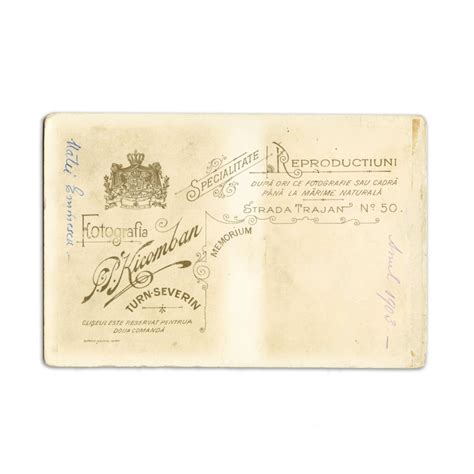 Matei Eminescu Fotografie De Cabinet