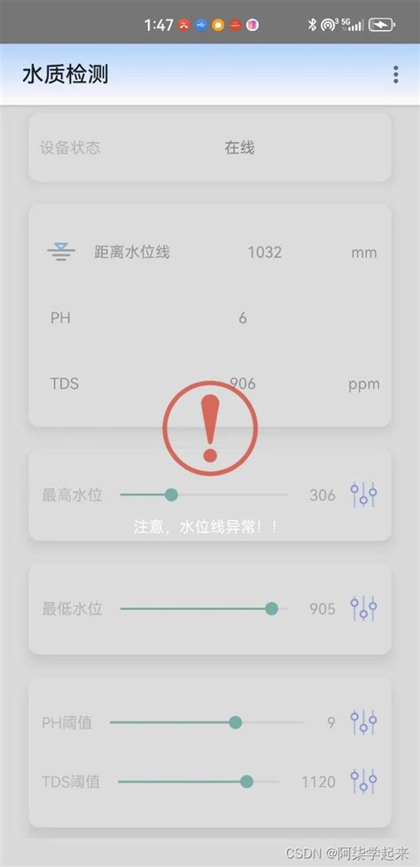 物联网毕设 水质监测（appstm32云超声测距）基于物联网的水质监测系统设计 Csdn博客