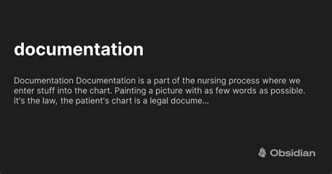 Documentation Obsidian Publish