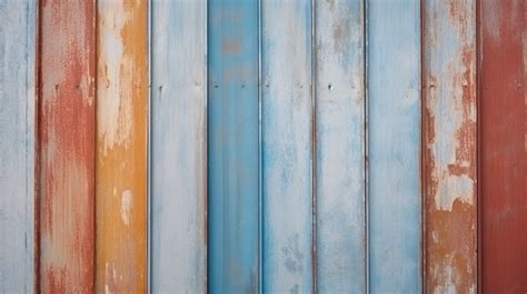 Aesthetic Patterns Of Three Toned Metal Siding Adorning The Wall