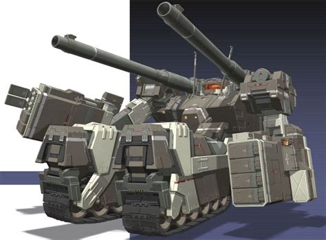 Loto Gundam Gundam Unicorn Artist Request Official Art Scan Cannon Caterpillar Tracks