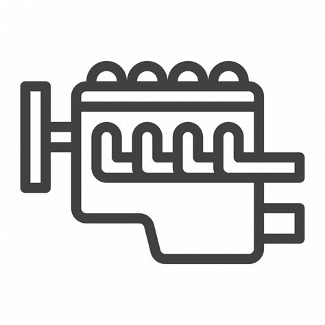 Car Internal Combustion Engine Icon Download On Iconfinder