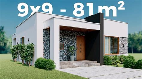 🏡 Casa De 9x9 Metros Plano De Casa 9x9 Diseño De Casa Pequeña Y