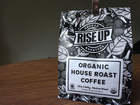 Review Rise Up Coffee Roasters Organic House Roast — Creaky Bottom Bracket