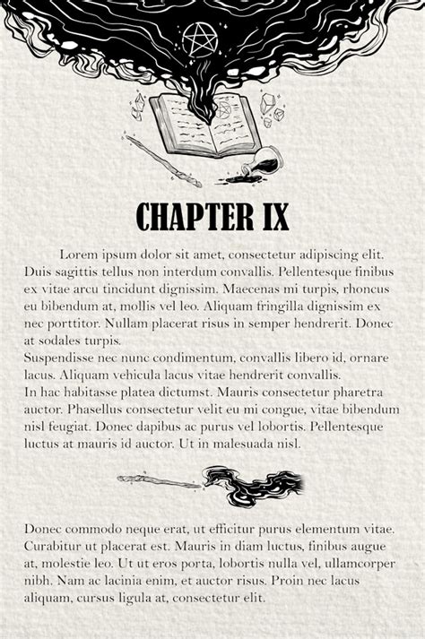 Create A Chapter Header And Breaker By Lindsaynid Fiverr