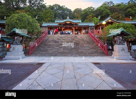 Nagasaki Japan Nov 28 2022 Suwa Shrine Is A Major Shinto Shrine It