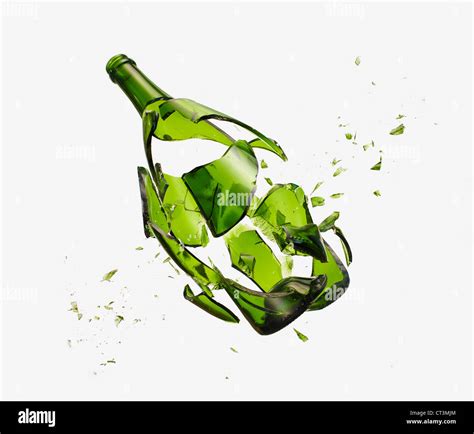 Smashed Glass Bottle