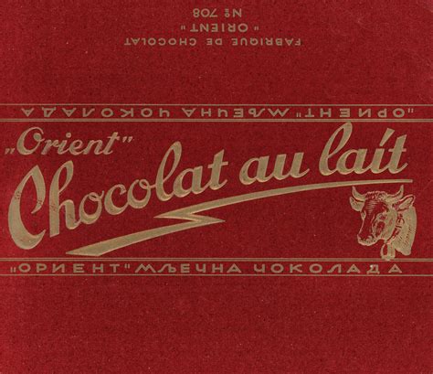 The Wrapper For The Orient Chocolate Brand