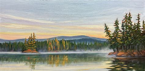 Misty Morning Memories Algonquin Art Centre A Canadian Art Gallery