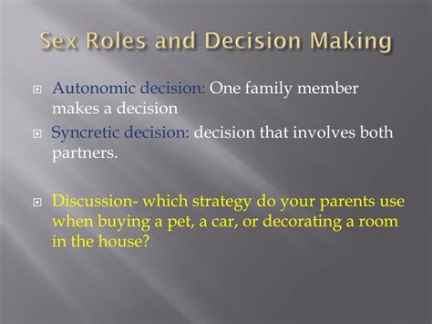 PPT Household Decision Making PowerPoint Presentation Free Download