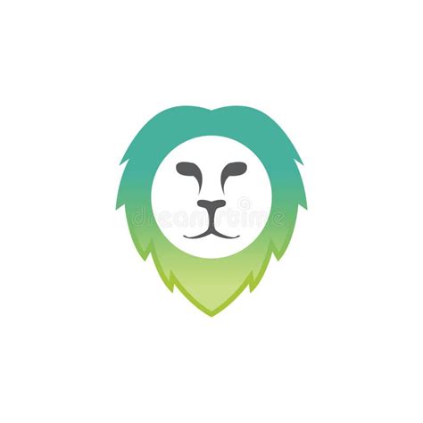 Lion Icon Logo Vector Illustration Template Stock Vector