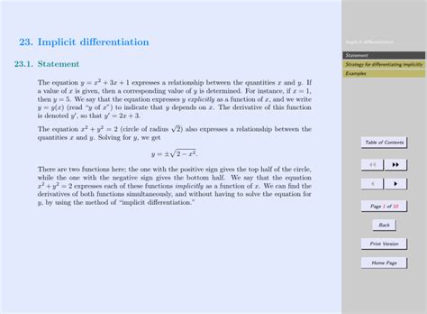 Implicit Differentiation: Calculus Techniques & Examples