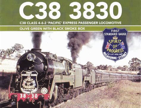 Arm Nswgr C38 Class 4 6 2 ‘pacific Express Passenger Locomotive 3830
