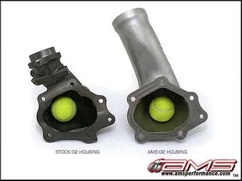 Ams Performance 08 15 Mitsubishi Evo X Widemouth Downpipe With Turbo