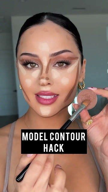 Model Contour Hack L Christen Dominique In 2025 Face Contouring