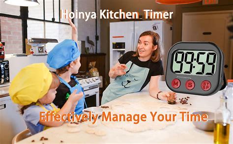 Kitchen Timer Digital Visual Timer Magnetic Clock Stopwatch Countdown