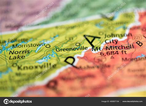 Greeneville Tennessee Map