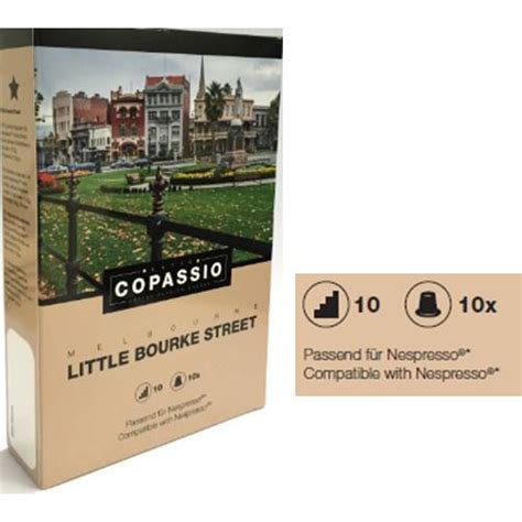 Nespresso Compatible Coffee Capsules Copassio Little Bourke Street 10 Capsulesbox Shopee
