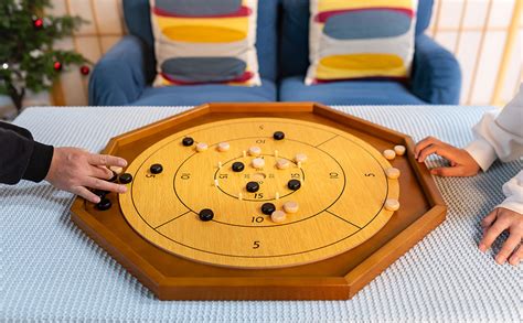27 Inch Crokinole Board Game Crokinole And Checkers With 22