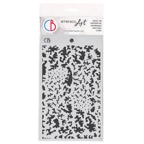 Texture Stencil Frozen Mondo Fai Da Te