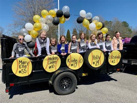 Softball Float Ideas