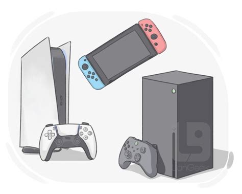 Definition And Meaning Of Gaming Console Picture Dictionary