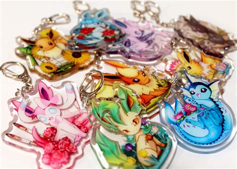 Eeveelution Keychains By Kawaiibakadesign On Deviantart