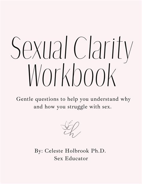 Sexual Clarity Workbook Digital Download — Dr Celeste Holbrook