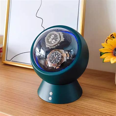 Watch Winder Automatic Rotating Watch Shaker 2 Way Power Usb Battery Rotate Watch Box Kotak
