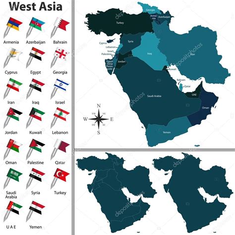 Western Asia Map