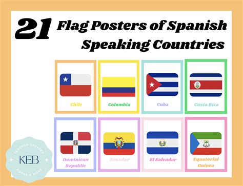 Hispanic Flags Printable