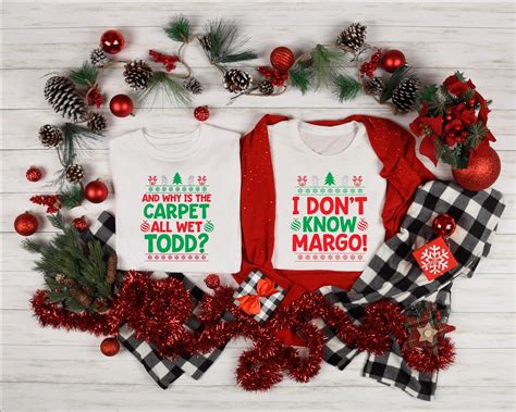 I Dont Know Margo And Why Is The Carpet All Wet Todd Couple Christmas