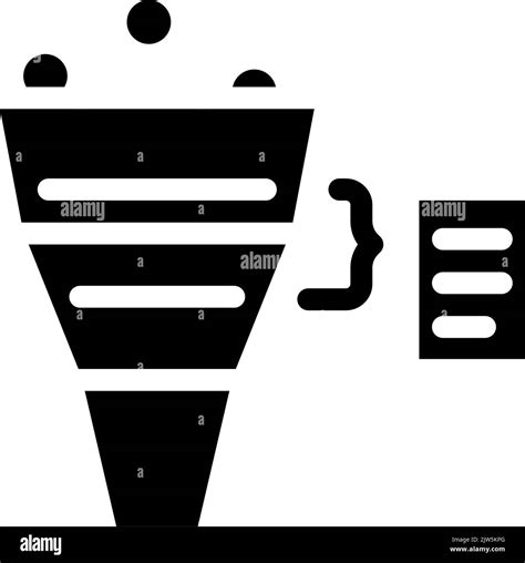 Lead Qualification Glyph Icon Vector Illustration Stock Vector Image