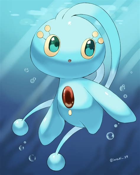 Manaphy Pokemon Drawn By Iwasi Danbooru