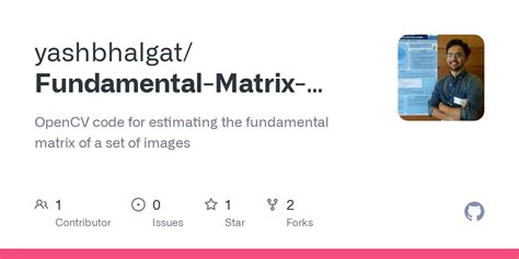 Github Yashbhalgatfundamental Matrix Estimation Opencv Code For Estimating The Fundamental