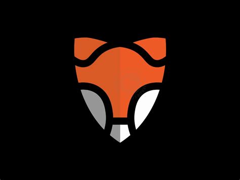 Fox Shield Minimalist Logo Branition