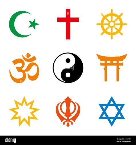 World Religions Symbol Cut Out Stock Images And Pictures Alamy