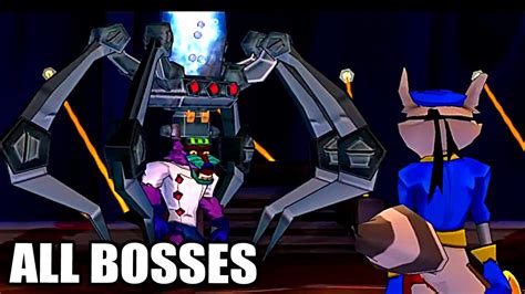 Sly 3 Honor Among Thieves All Bosses With Cutscenes Hd Youtube