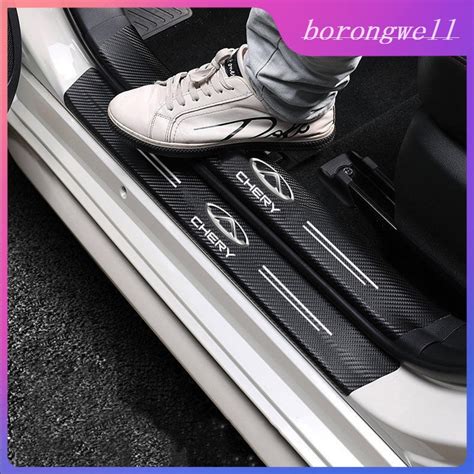 Car Door Edge Carbon Fiber Protector Car Door Sill Sticker Anti Scratch