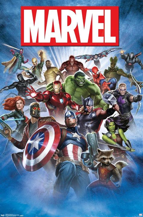 Trends International Marvel Comics Group Shot Wall Poster