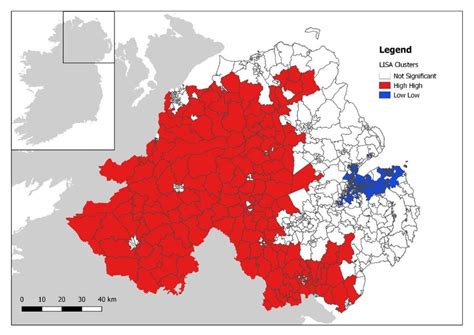 Local Indicator Of Spatial Association Concerning The Proportion Of The