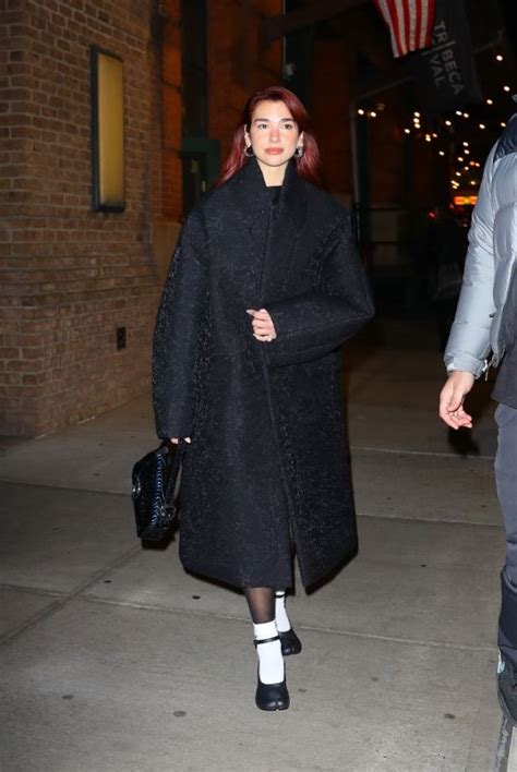 Dua Lipa Leaves Her Hotel In New York 11292023 Hawtcelebs