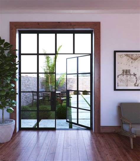 Steel Frame Glass Doors Glass Door Ideas