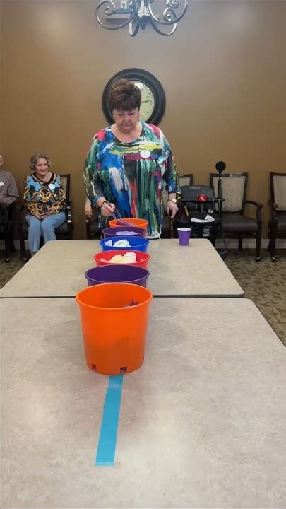A New Way To Use A Ladle😄 Partygame Game Seniorliving Fun Resid