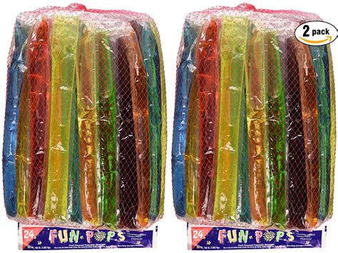 Fla Vor Ice Freeze Pops 6 Assorted Flavors 45 X 55 Oz