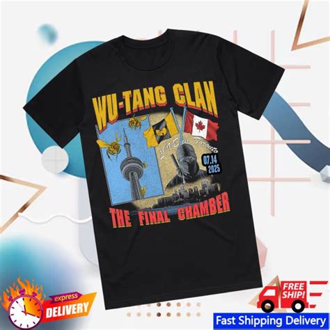 The Wu Tang Clan Store Merch Final Chamber Tour Toronto Exclusive Tee