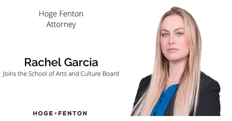 Rachel Garcia Joins The School Of Arts And Culture Board Hoge Fenton